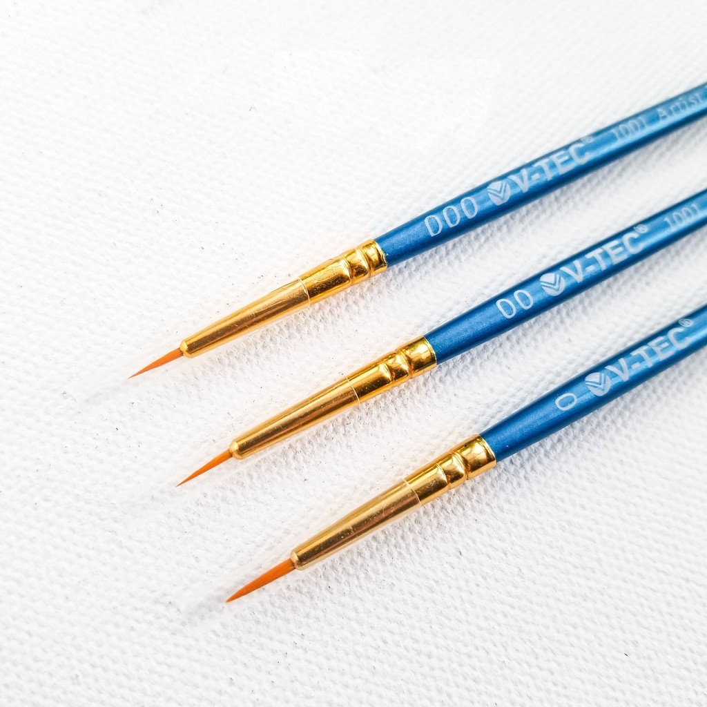 Jual Kuas Lukis Brush Artist V-Tec #1001 / Koas Melukis Vtec Ukuran No ...