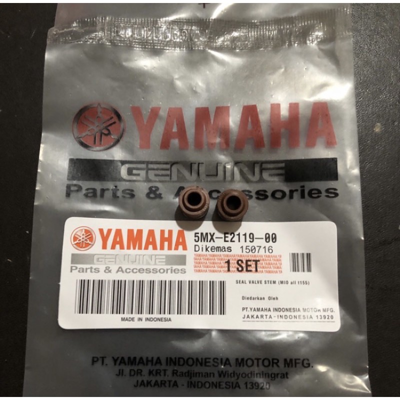 Jual SEAL SIL KLEP VALVE NOK YAMAHA MIO SPORTY NOUVO FINO SOUL XEON 5MX | Shopee Indonesia