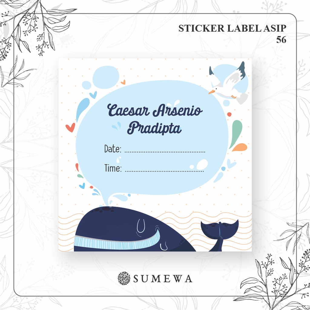 Jual Label Botol ASI / Sticker Botol ASI / Sticker Label ASI - 56 ...