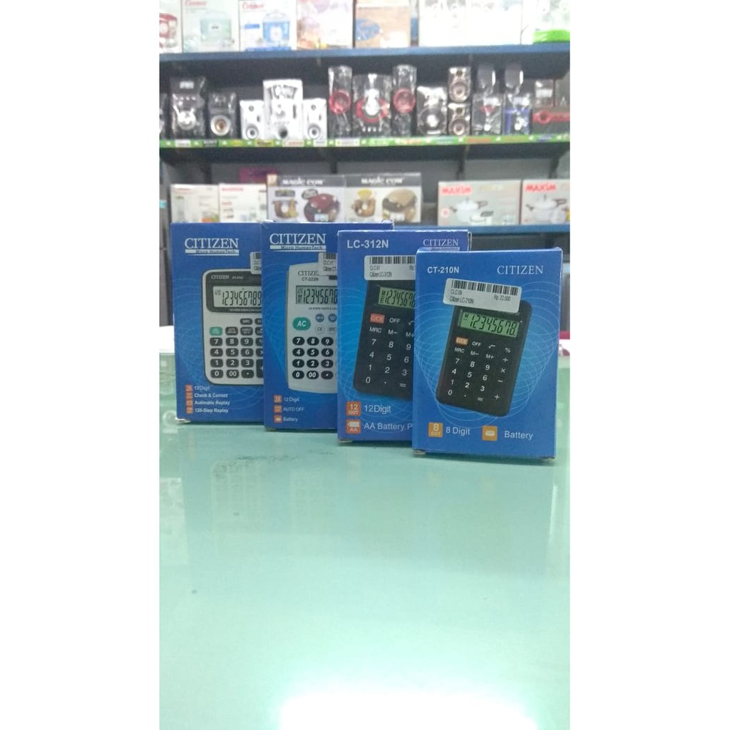 Jual KALKULATOR CITIZEN/KALKULATOR DAGANG/KALKULATOR SEKOLAH/KALKULATOR ...