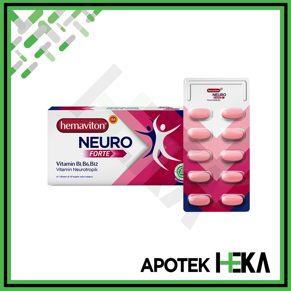 Jual Hemaviton Neuro Forte Box isi 15x10 Tablet - Kesehatan Saraf ...