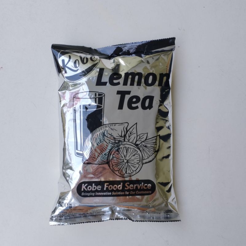 Jual KOBE Lemon Tea 500 Gram HALAL | Bubuk Teh Lemon | Serbuk Lemon Tea ...