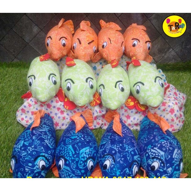 Jual Boneka Batik Hewan Binatang Ikan 30cm - Motif Tergantung Stok ...
