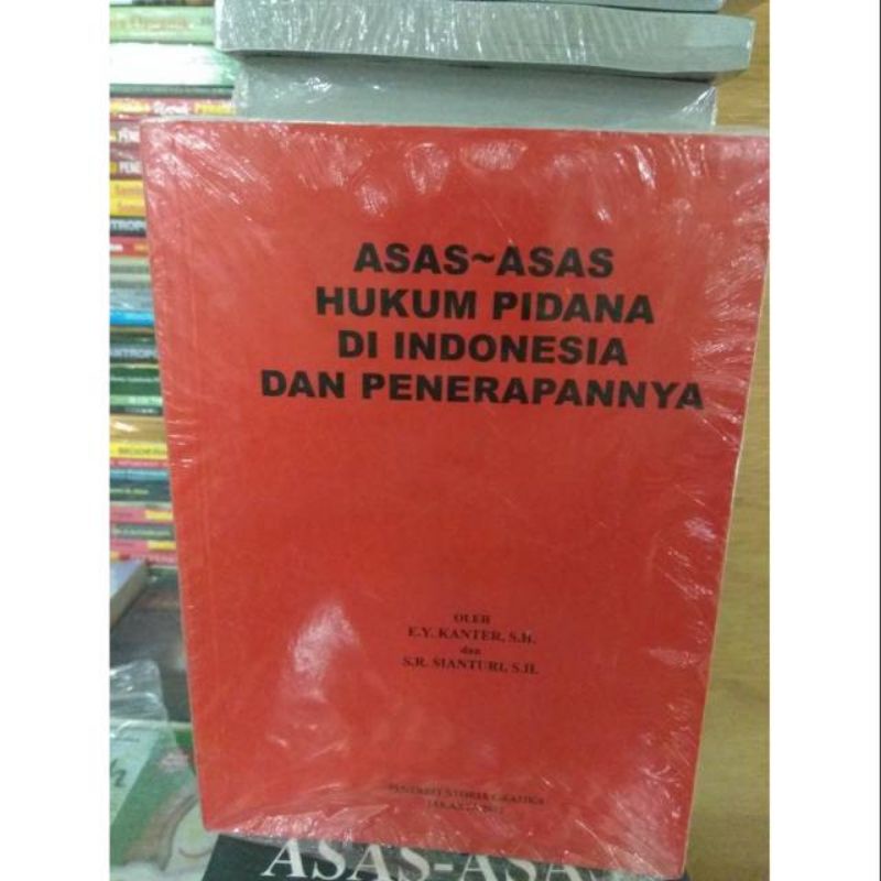 Jual asas asas hukum pidana di indonesia dan penerapannya kanyer sianturi | Shopee Indonesia