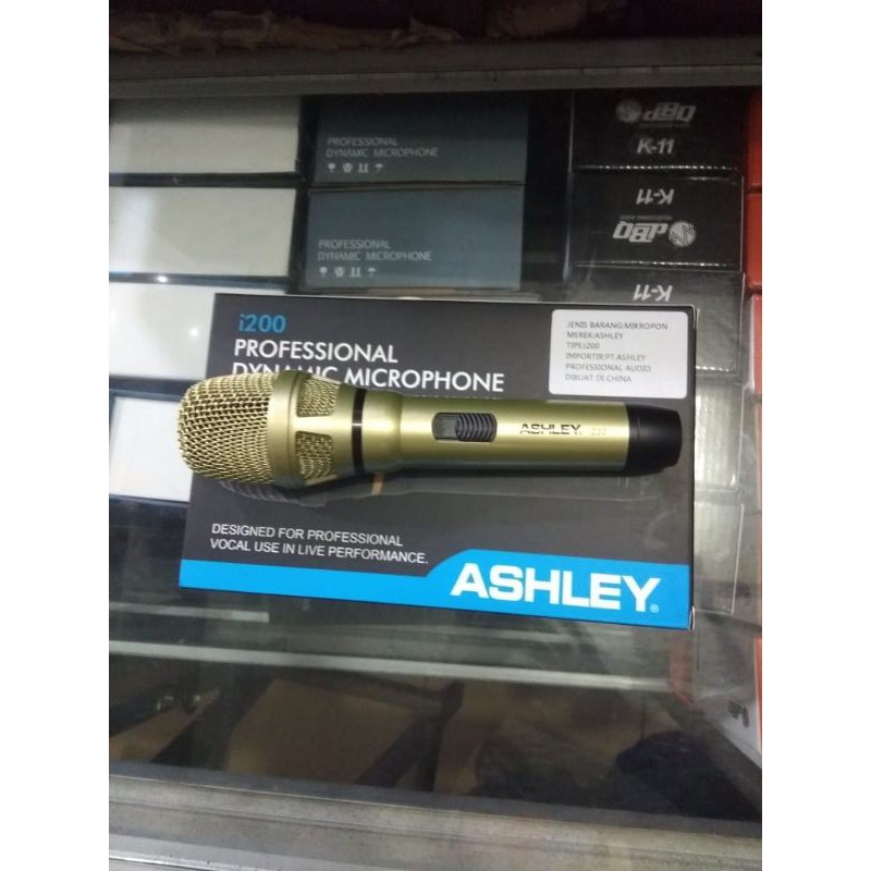 Jual mic kabel ashley i200 + kabel | Shopee Indonesia