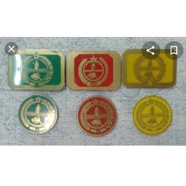 Jual PERLENGKAPAN PRAMUKA, PIN TOPI PRAMUKA WARNA HIJAU, MERAH DAN ...