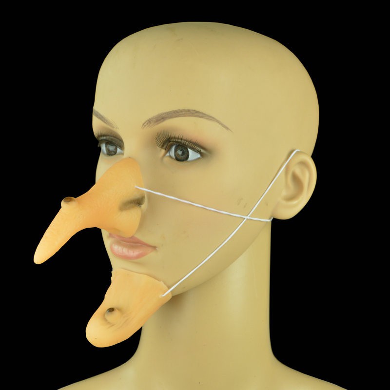 Jual WTCH set dagu hidung penyihir nose chin witch cosplay halloween ...