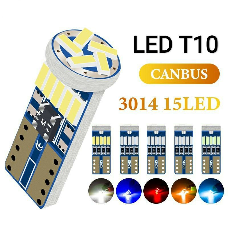 Jual Lampu Led T10 Canbus 3014 15 Led. | Shopee Indonesia