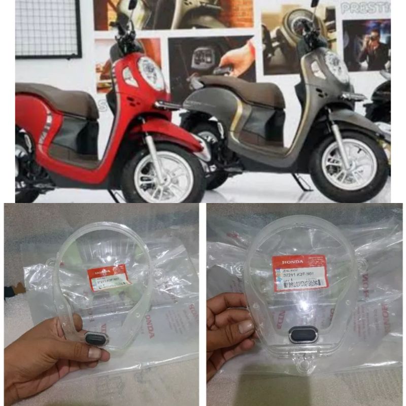 Jual Kaca mika speedometer spedometer kilometer honda scoopy all new ...