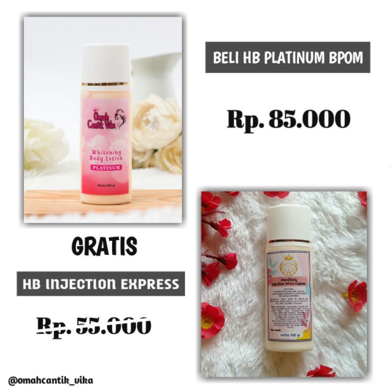 Jual HANDBODY DOSTING PLATINUM BPOM / HB INJECTION / ALPHA ARBUTIN / HB ...