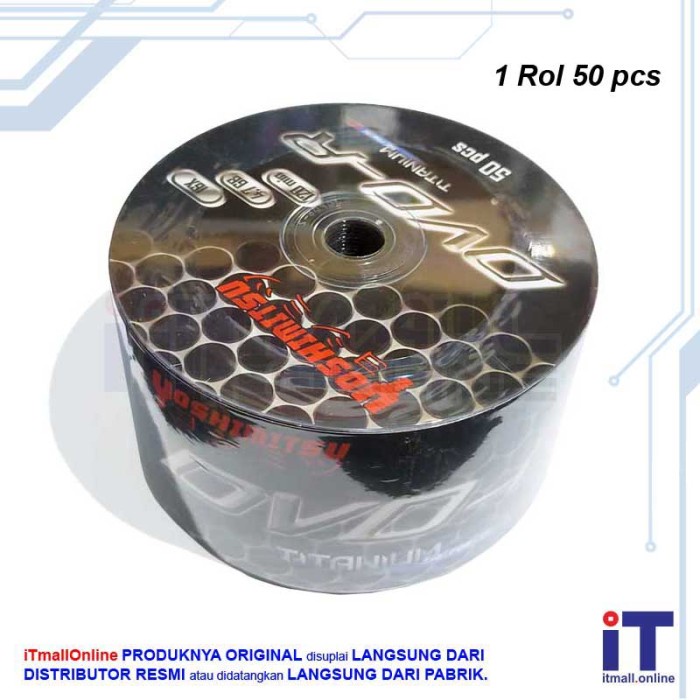 Jual NEW DVDR DVDblank DVD Kosong Yoshimitsu 1 rol 50 pcs | Shopee ...