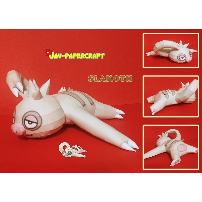Jual Pokemon slakoth Papercraft | Shopee Indonesia