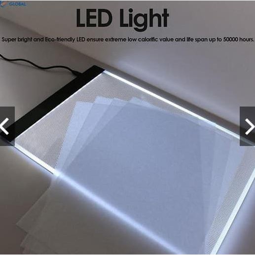 Jual Alas Gambar LED Tracing Light Pad A4 bisa untuk lampu emergency ...