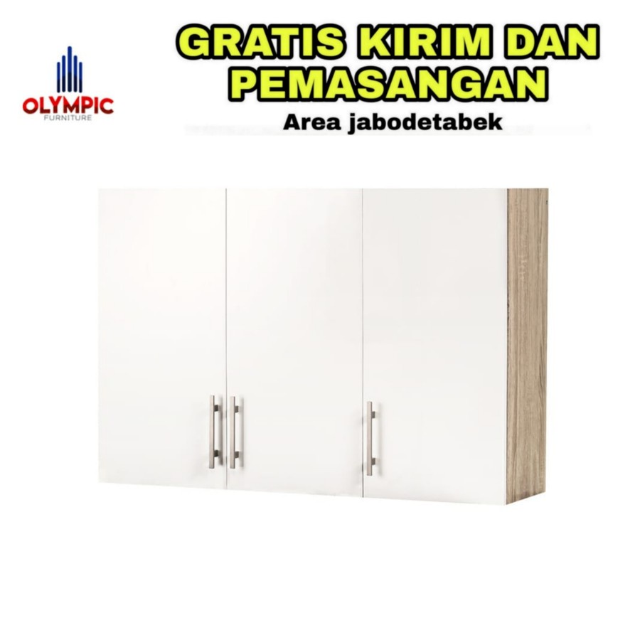 Jual Olympic Kitchen Set Atas 3 Pintu / Rak Dapur Atas / KAT MILLE ...