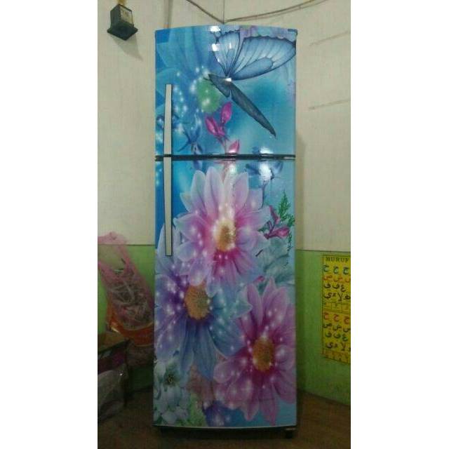 Jual Stc kulkas 2 pintu motif bunga pink cantiq ukuran 60x150cm ...