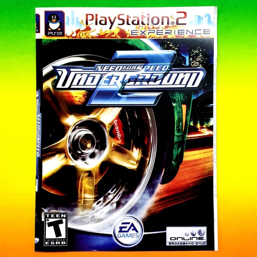 Jual KASET VIDEO GAME PS2 BALAP MOBIL NEED FOR SPEED UNDERGROUND ...