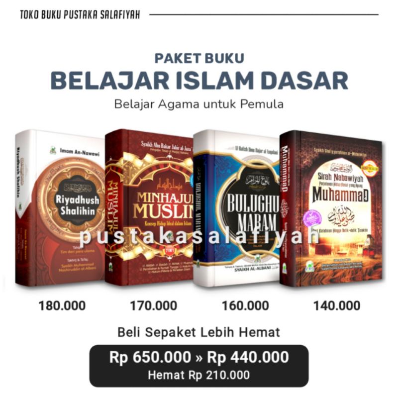 Jual Paket Buku Islam - Belajar Islam Dasar untuk Pemula - Darul Haq ...