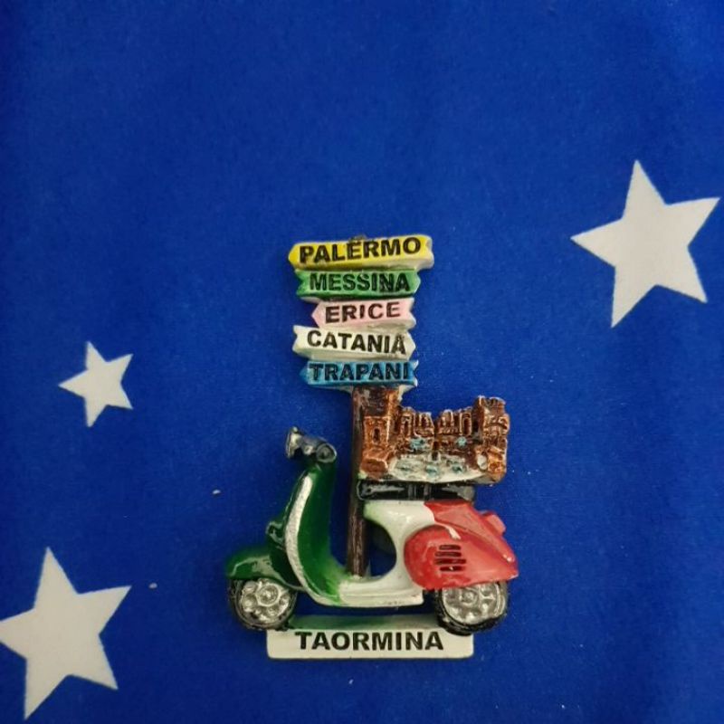 Jual MAGNET TEMPELAN KULKAS SOUVENIR NEGARA ITALIA TAORMINA ASLI ...