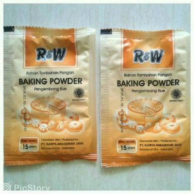 Jual Baking Powder RAJAWALI R&W 15gr - Bahan Pengembang Kue | Shopee Indonesia