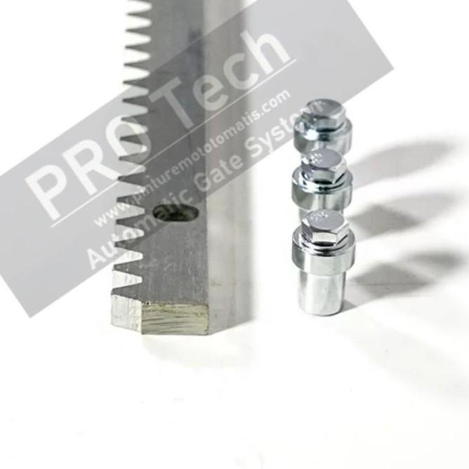 Jual Rel Pintu Sliding / Gear Rack 1 Meter Automatic Sliding Gate Steel ...