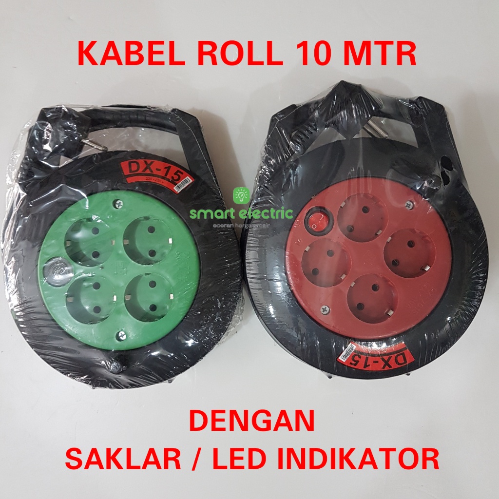 Jual Kabel Roll 10M Stop Kontak Sambungan Colokan Kabel Box Cok Sambung ...