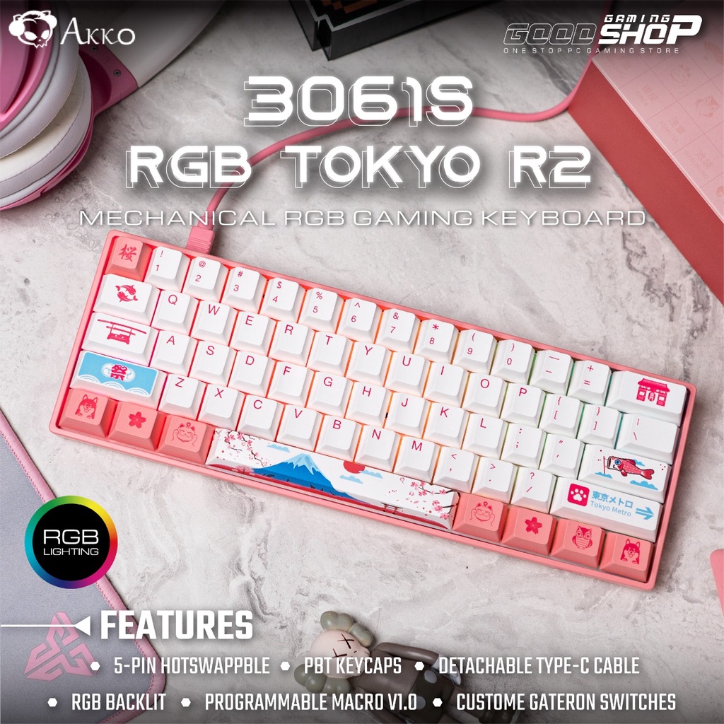 Jual Akko 3061S Tokyo R2 OSA Profile RGB - Gaming Keyboard | Shopee ...