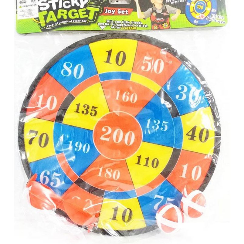 Jual MAINAN STICKY/ VELCRO TARGET / DART GAME | Shopee Indonesia