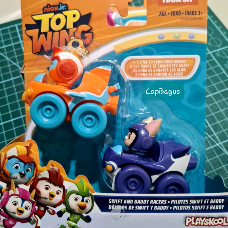 Jual Top Wing Swift And Baddy Racers Pilots Racer Playskool Play Skool ...