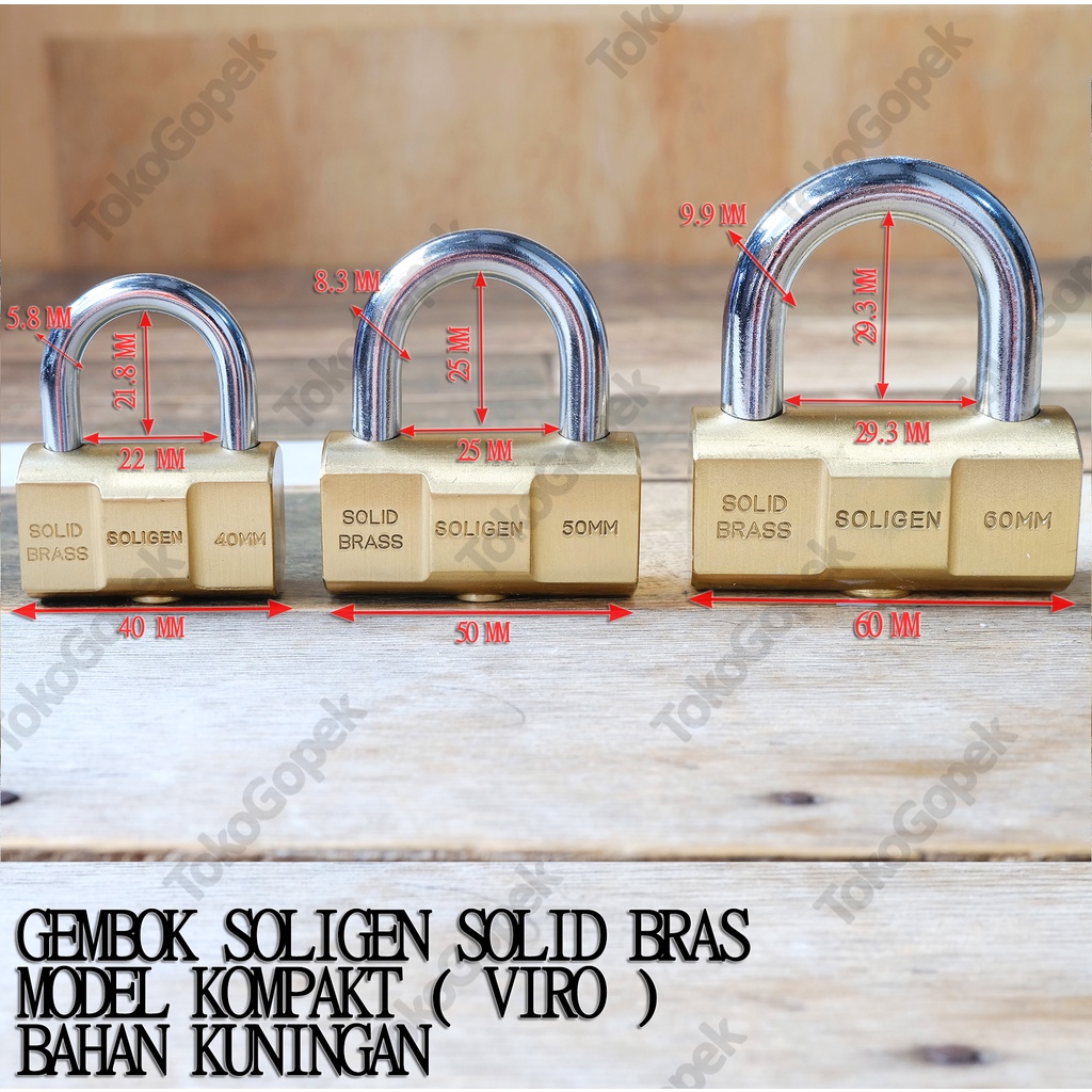 Jual SOLIGEN GEMBOK V KOMPAKT - GEMBOK VIRO SOLIGEN 40MM 50MM 60MM ...