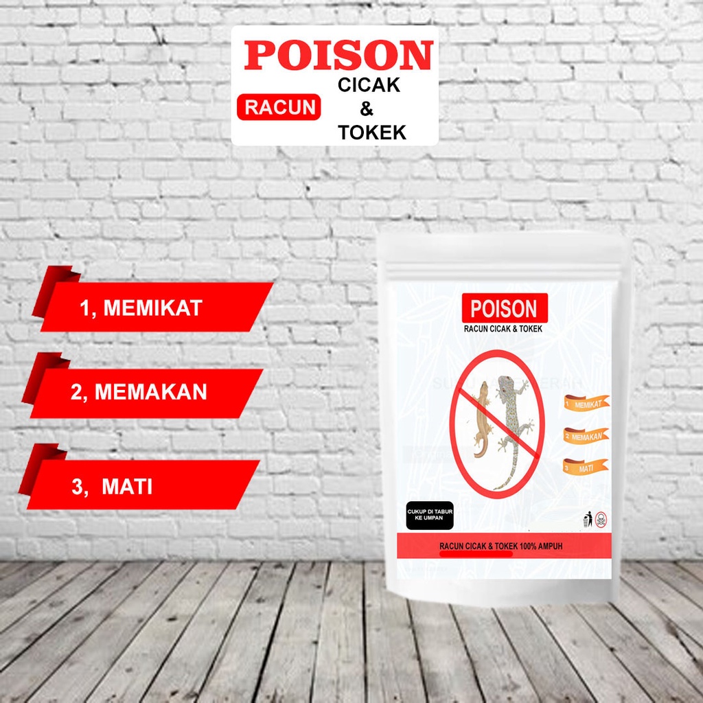 Jual Racun Cicak & Tokek Poison lizards & geckos Mati kering | Shopee ...