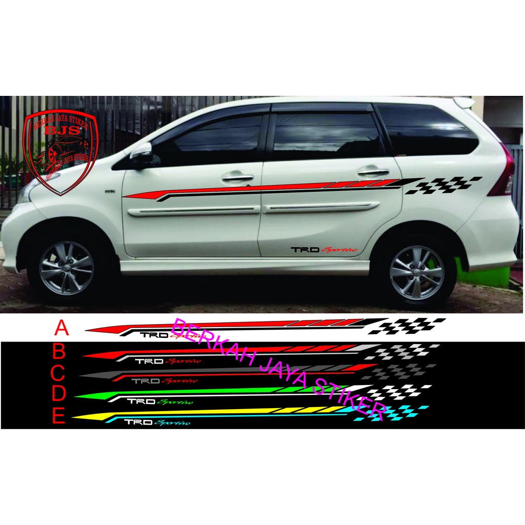 Jual STICKER MOBIL AVANZA STICKER STIKER MOBIL TOYOTA AVANZA VELOS ...