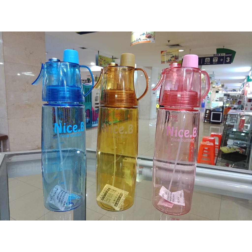 Jual Botol Minum Nice B Sports Spray Water Bottle 600ml / Botol Minum ...