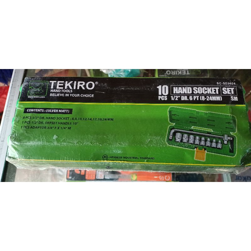 Jual Tekiro Hand socket 10 pcs 1/2" | Shopee Indonesia