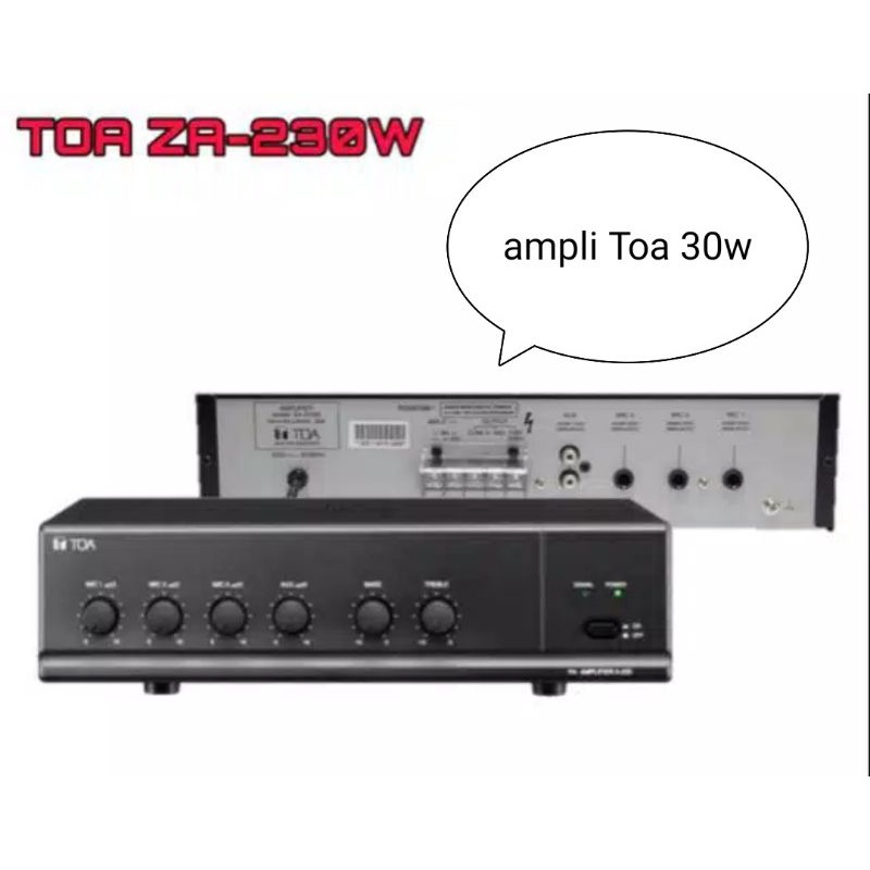 Jual AMPLI TOA ZA-230W original 30watt AMPLI MASJID | Shopee Indonesia