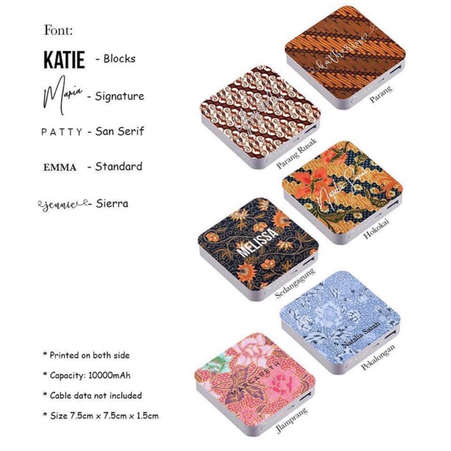 Jual Powerbank Batik | Shopee Indonesia