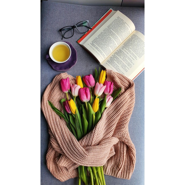 Jual Walldecor dinding motif bunga tulip | Pajangan penghias dinding ...
