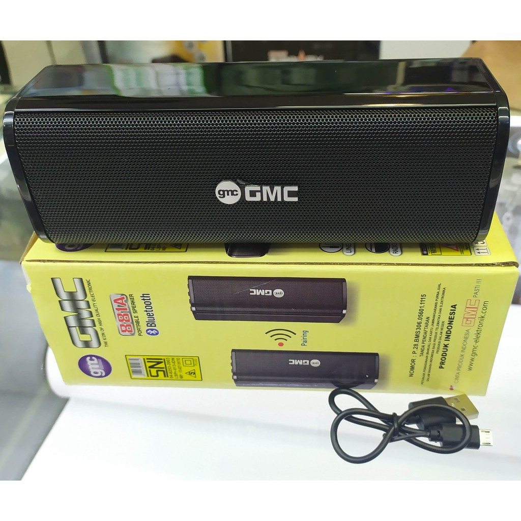 Jual Speaker Bluetooth Mini GMC 881A Xtra Bass | Shopee Indonesia