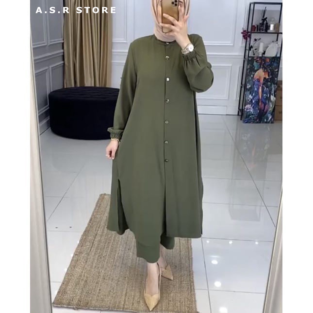 Jual ONE SET GOLDISH DAILY BUSUI LONG TUNIK MUSLIM SUDAH TERMASUK ...