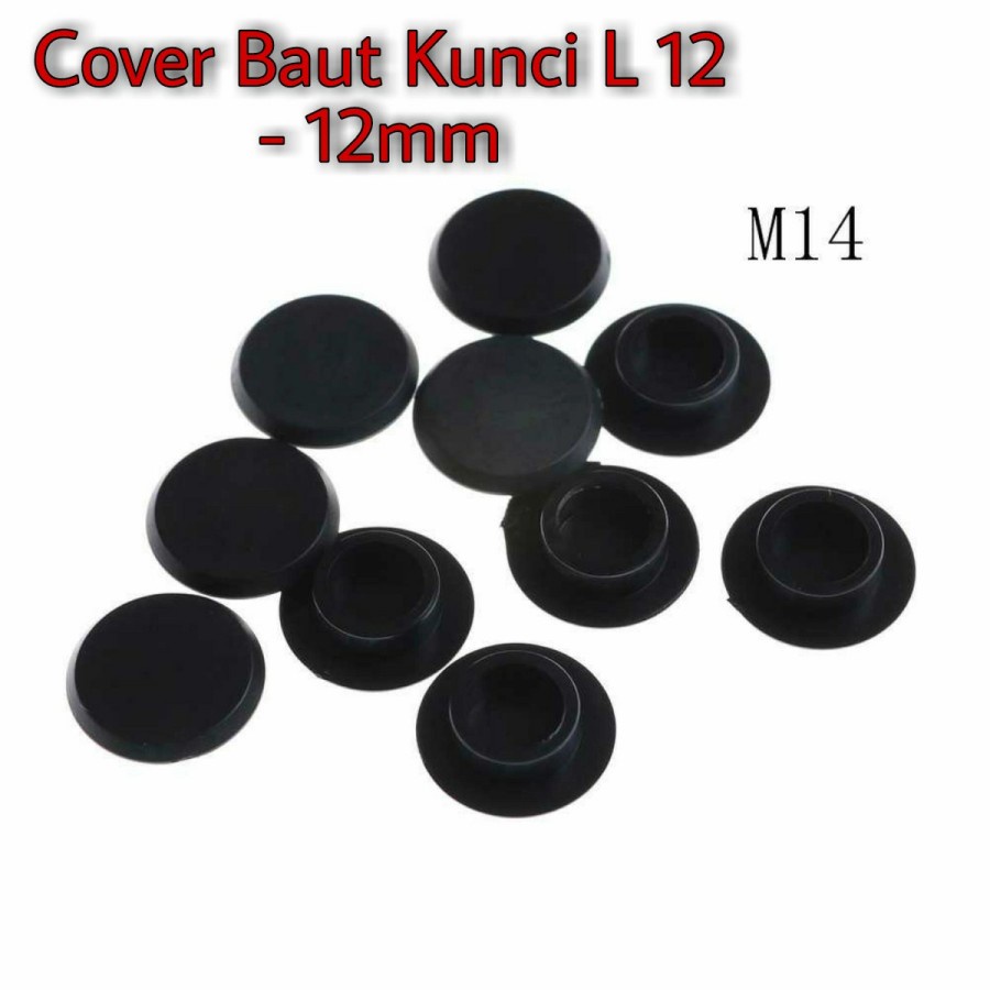 Jual Cover plastic baut L kunci ukuran L12 12mm cover CN111 M14 screw ...