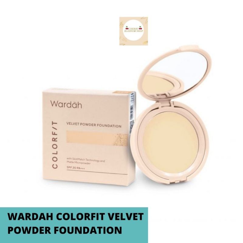 Jual WARDAH COLORFIT VELVET POWDER FOUNDATION | Shopee Indonesia
