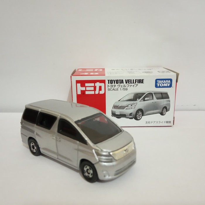 Jual Tomica No 48 Toyota Vellfire silver diecast mobil Takara tomy reguler harga murah | Shopee ...