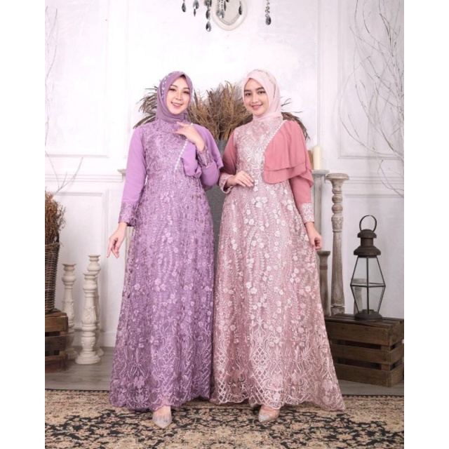 Jual QC. AKESYA DRESS ORIGINAL GAMIS LESTY ORIGINAL GAMIS PESTA BRUKAF GAMIS PESTA MODRRN GAMIS ...