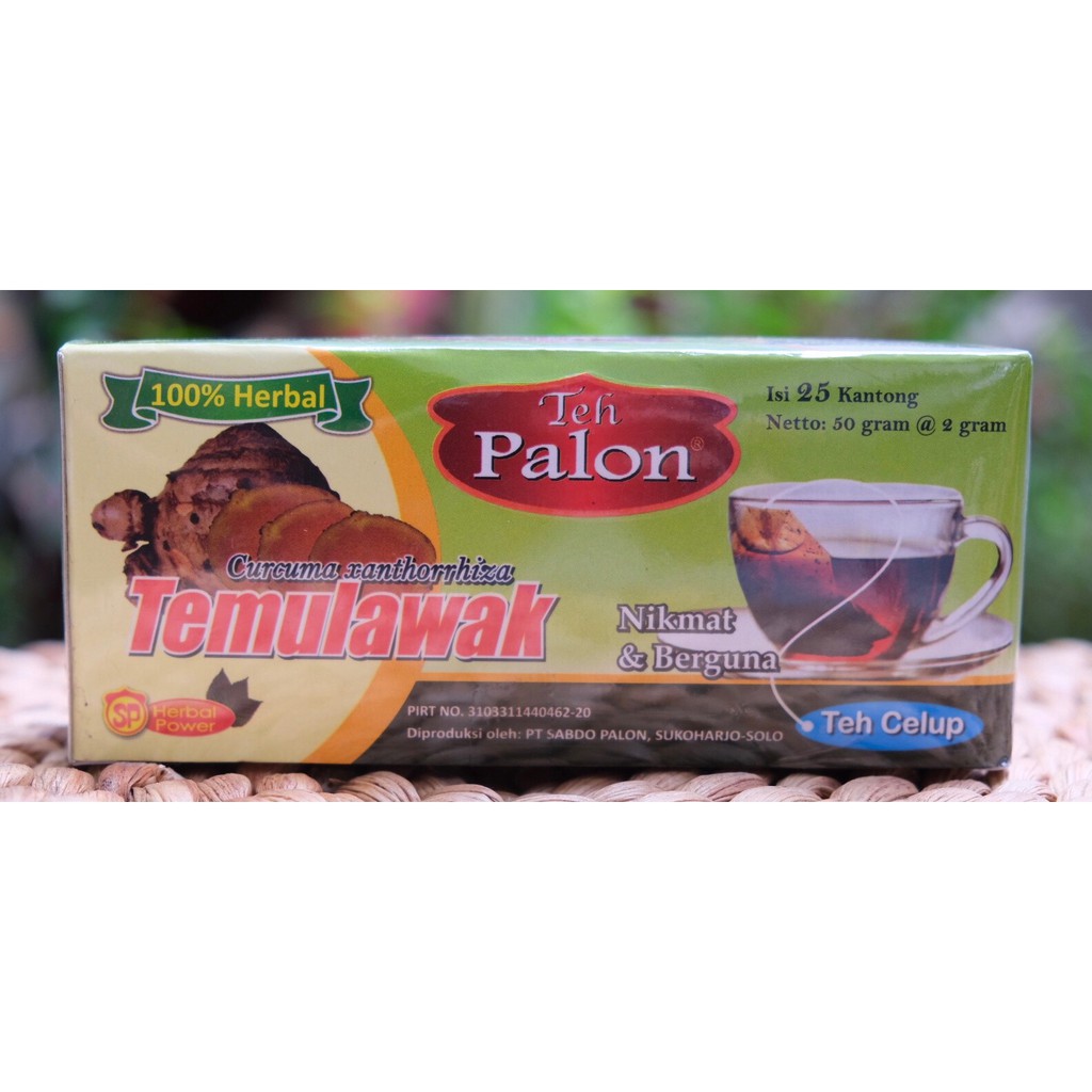 Jual Teh Palon Herbal Celup Temulawak - Sabdo Palon ( Isi 25 Kantong ...
