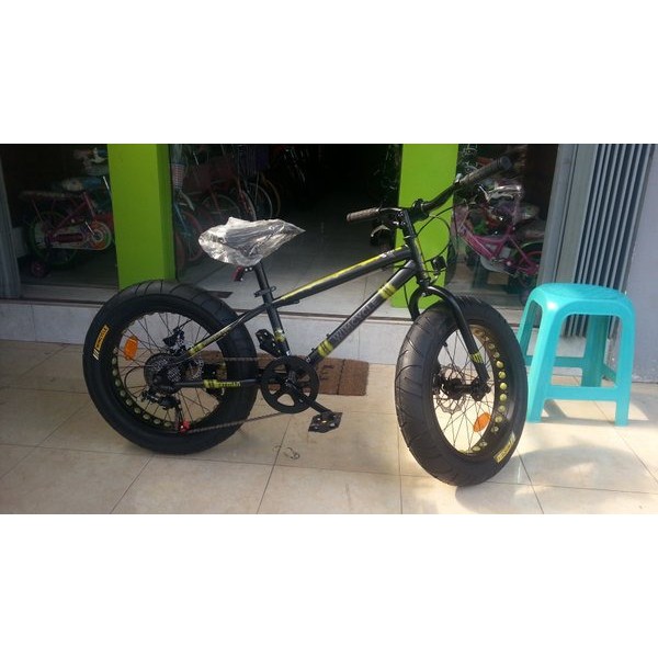 Jual Sepeda MTB 20 Wimcycle Fatkids bike 20x4.00 7speed | Shopee Indonesia