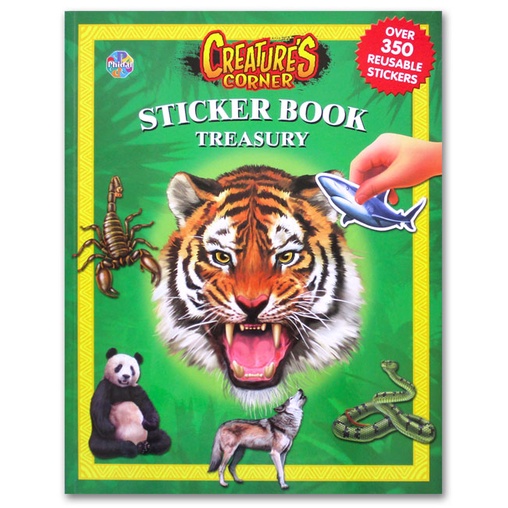 Jual [Phidal] Sticker Book Treasury CREATURE'S CORNER with Over 350 ...