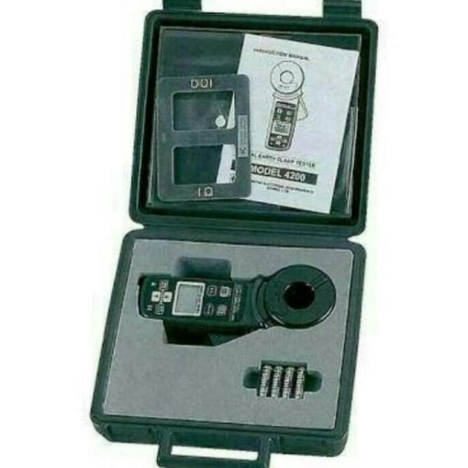 Jual Kyoritsu 4200 Digital Earth Clamp Tester Tang Ampere Grounding ...