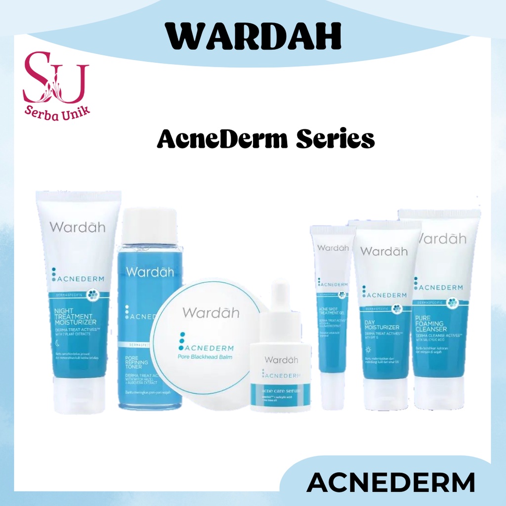 Jual Wardah Acnederm Series | Acne Care Serum | Acne Spot Treatment Gel ...