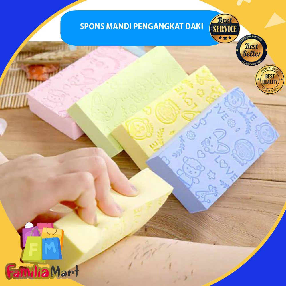Jual Spons Mandi Sponge Daki Spon Busa Pengangkat Kotoran Pembersih ...