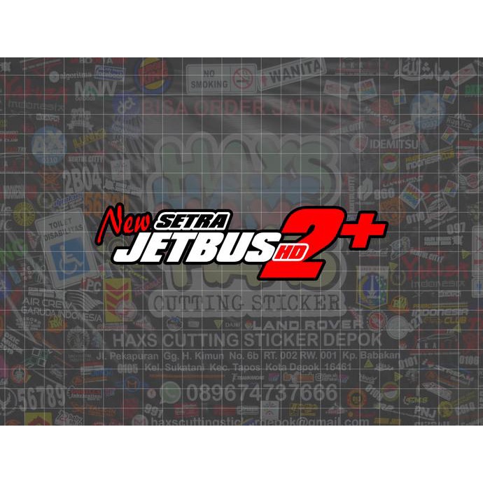 Jual Cutting Sticker Bismania New Setra Jetbus Hd 2 Uk 15 Cm Mobil ...