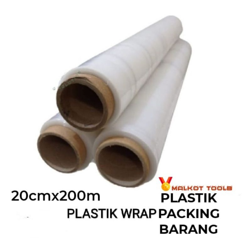 Jual Plastik Wrapping Barang Wrap Stretch Film Non Food 20cm x 200m ...